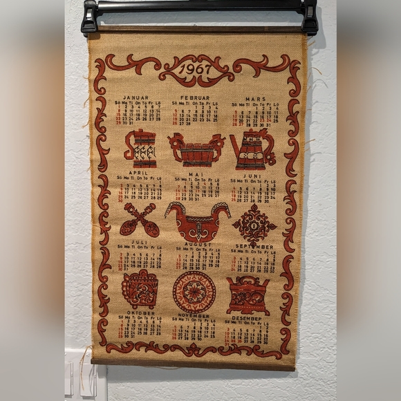 Source Unknown | Kitchen | Vintage 967 Wall Hanging Calendar | Poshmark